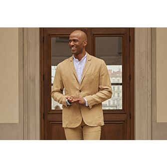 Blazer lin homme Desert Lubin | Bexley